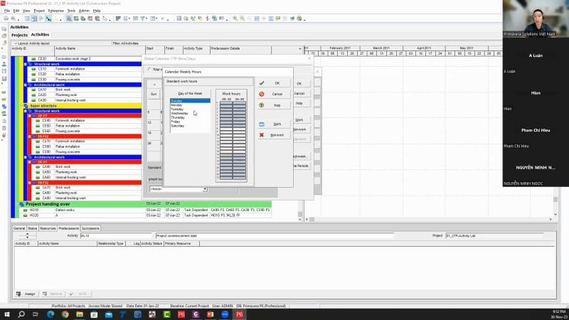 [Live-Training] Tôn vinh học viên khóa học Primavera P6 Basic tháng 11 ...